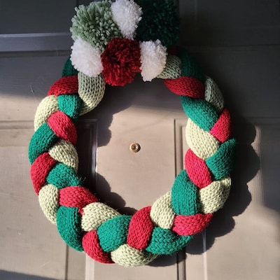 Christmas Wreath Circular Knitting Machine Pattern for Addi or Sentro ...