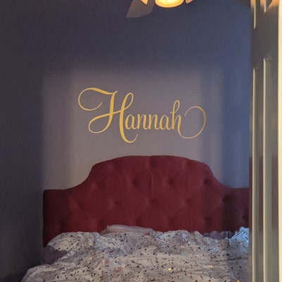 Personalized Name Wall Decal Custom Name Wall Sticker Vinyl Decal ...