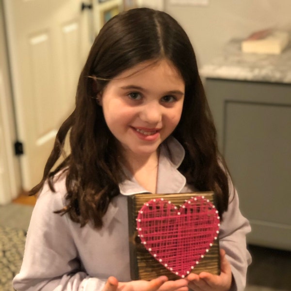 DIY 5x5" Heart String Art Kit - Etsy