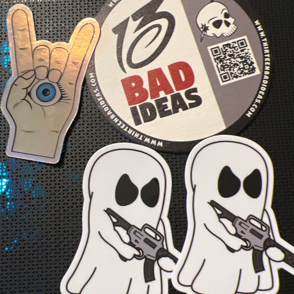 Ghost Gun Sticker - Etsy