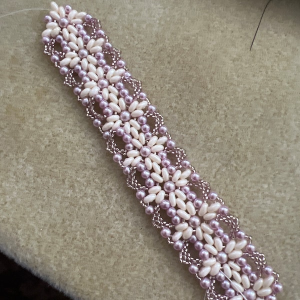 Highland Lace Bracelet Tutorial, Beading Tutorial, Lace Bracelet ...