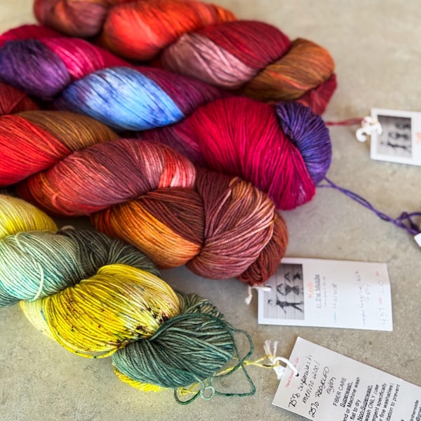Dream in Color Super Bulky Superwash Merino/nylon Hand Dyed Yarn ...