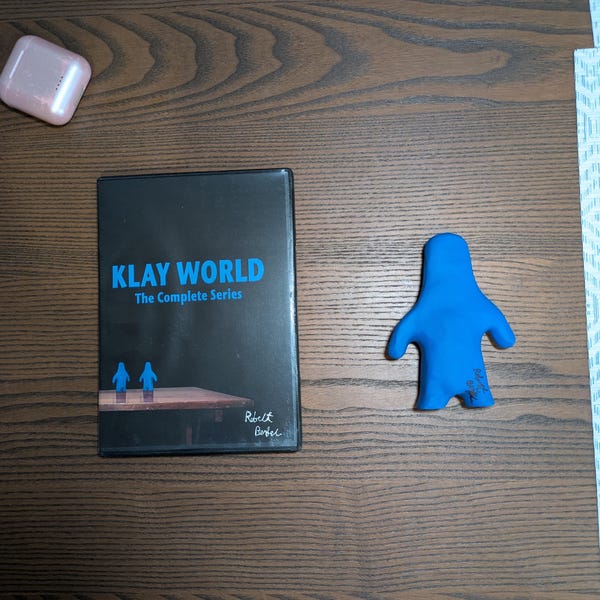 Signed Klay World Klayman (blue, Green, Red, "dilly Dally Ghost" or ...