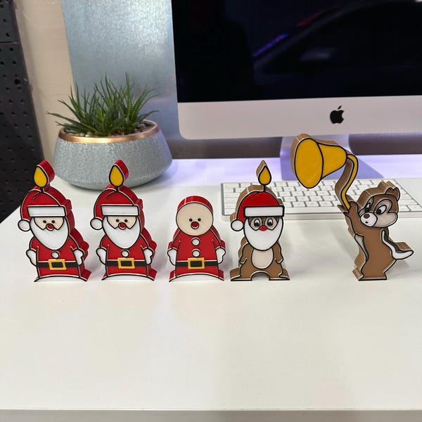 Pluto's Christmas Tree Inspired Chip and Dale Decor - Etsy