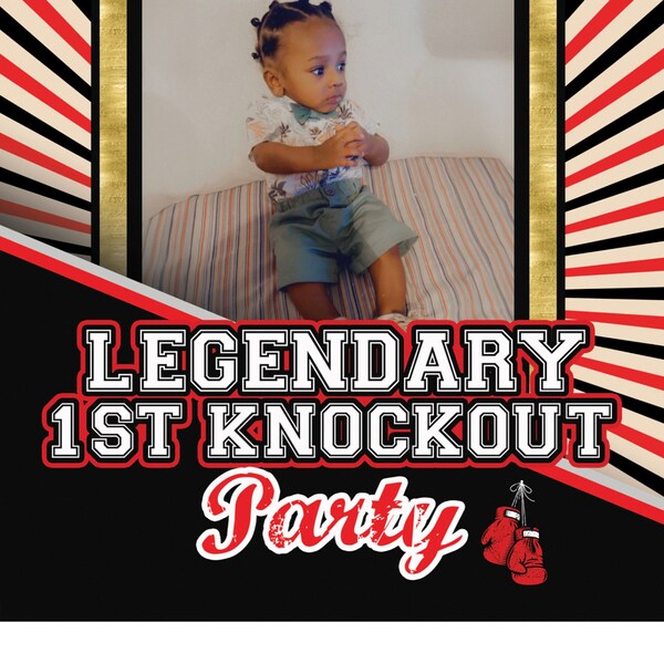 Boxing Welcome Sign, Boxing Party, the Main Event, Boxing Theme ...