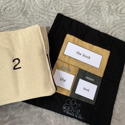 Montessori Grammar Box Mats, Montessori Materials, Montessori Language ...