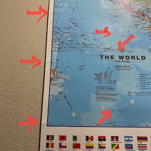 Scratch the World® Travel Edition Map Print Home Gift for - Etsy