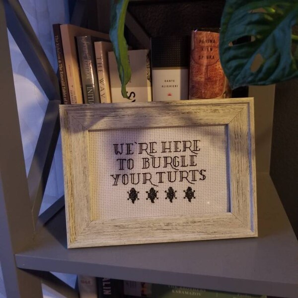 We're Here to Burgle Your Turts|| Over the Garden Wall Inspired Cross ...