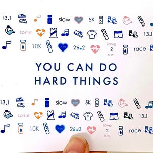 Run Sticker, Sticker for Runner, Water Bottle Sticker, Runner Sticker ...