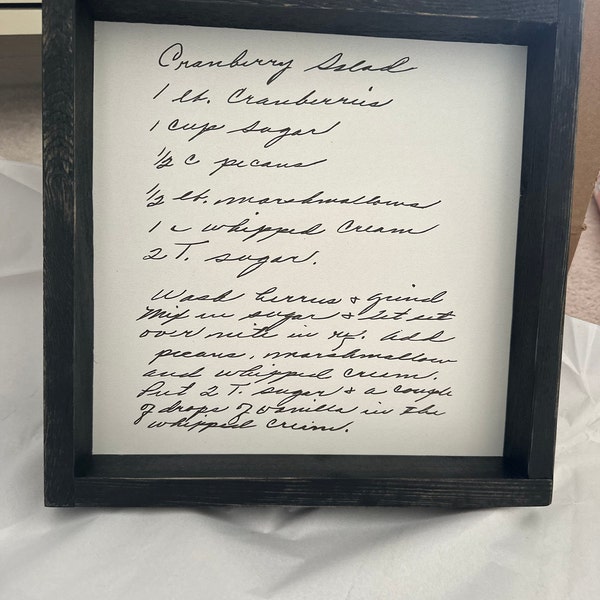 Custom Handwriting Sign | Custom Sign | Farmhouse Sign | Customized ...