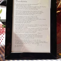 Desiderata Printable Modern Calligraphy, Max Ehrmann Poem Digital Print ...