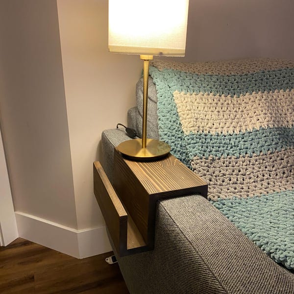 Solid Wood Floating Desk, Wall Mounted Desk, Wall Hanging Desk, Laptop ...