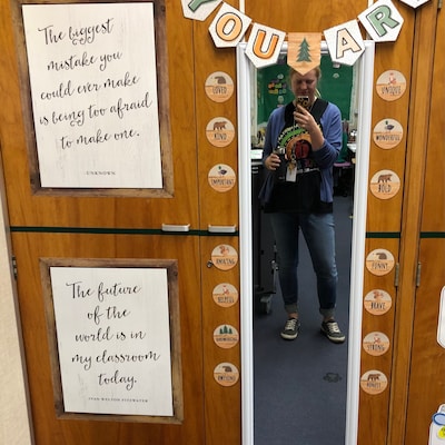 Woodland Classroom Affirmation Station - Etsy