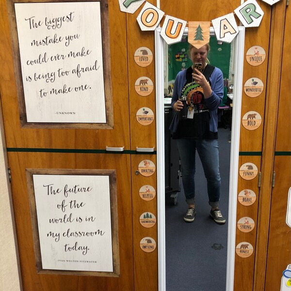 Woodland Classroom Affirmation Station - Etsy