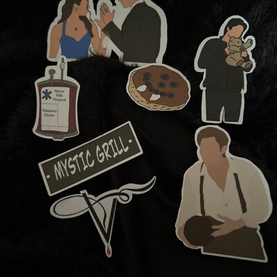 The Originals 7-piece Sticker Set Klaus Mikaelson Stickers Elijah ...