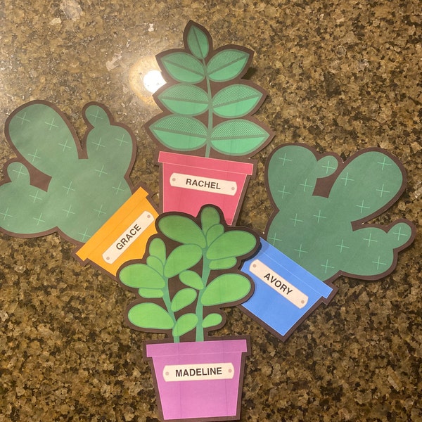 Succulent Door Decoration Printable, Door Dec, RA, Residence Life ...