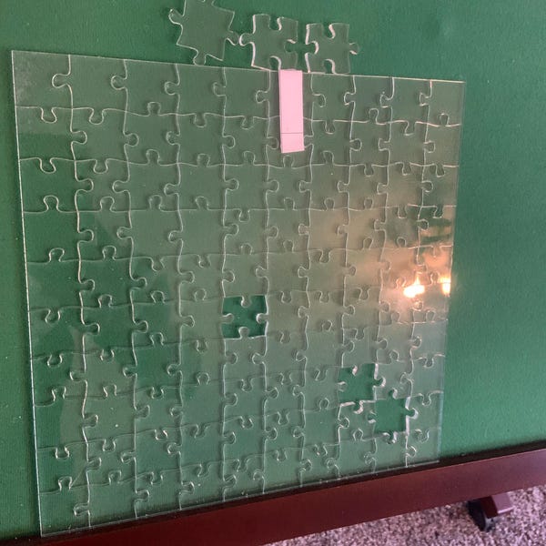Impossible Puzzle | Impossible Acrylic Puzzle for Adults | Clear Jigsaw ...