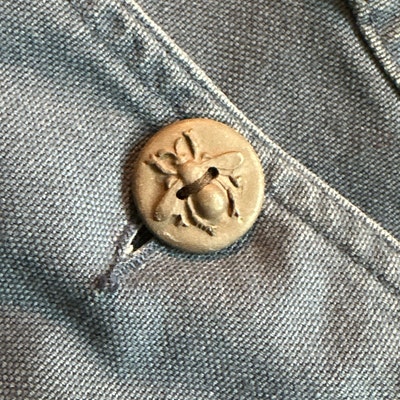 Artisan Hand Made Buttons-porcelain Buttons Button-funky Button-white ...