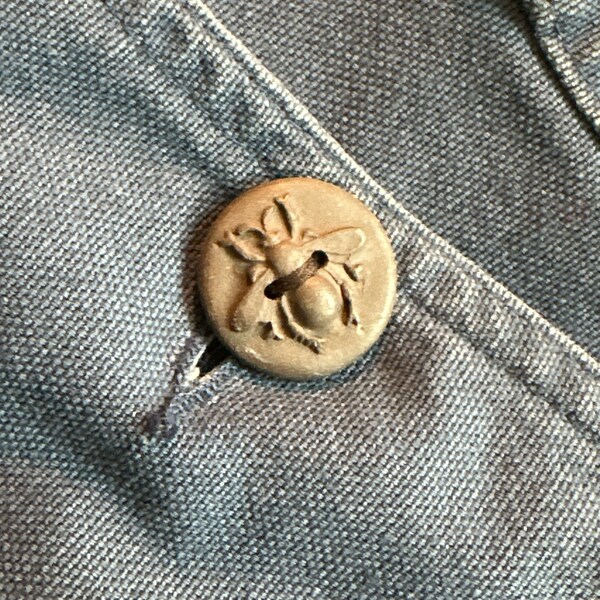 Dragonfly Artisan Buttons-hand-painted Dragonfly Buttons-pottery Button ...