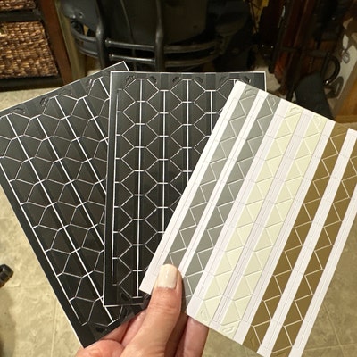 Kraft Paper Photo Mounting Corners Self Adhesive 24 Pcs/sheet 6 Colors ...