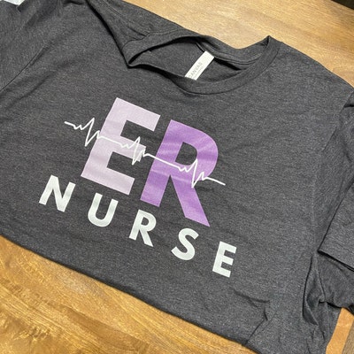 Emergency Department Shirt ER Nurse ED RN Registered Nurse Emergency ...