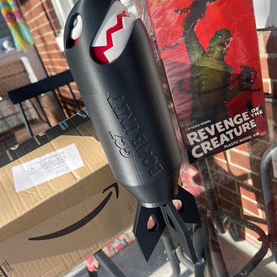 3D Printed Customizable Banzai Bullet Bill f-bomb, the Bomb, I'm the ...