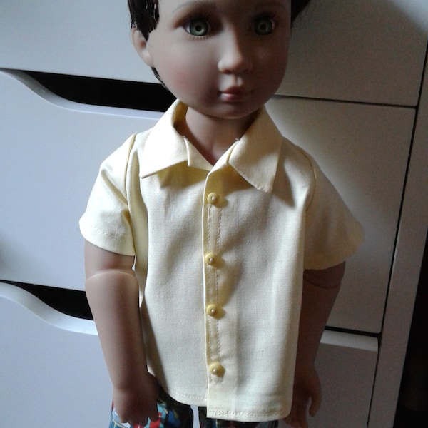 PDF Basic Shirts Sewing Pattern Fits 16" Dolls, Such as A Girl or Boy ...