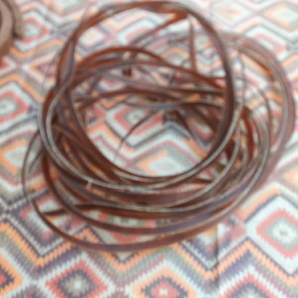 Lacing Rawhide, Medium Thick Buffalo Skin Rope for Drum Making. /1cm by ...