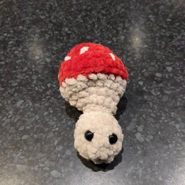Crochet Mushie Pop Plushie | Soft Fidget Toy Popping Mushroom - Etsy