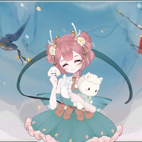 Vtuber Asset Rigged Princess Bunny Ears - Etsy