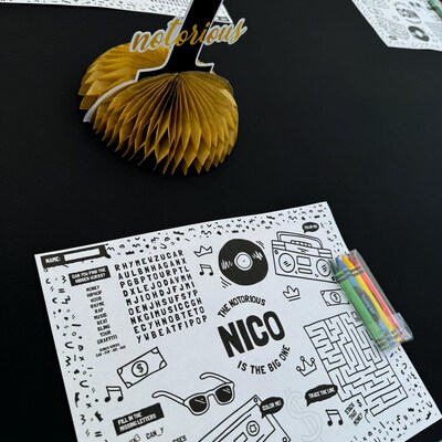 Hip Hop Party Game, Rap Birthday Activity, What's Your Rapper Name ...