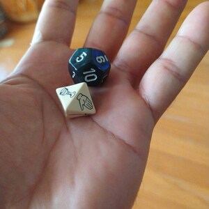 10D8 10 Eight Sided 16mm Blank White Dice RPG Gaming - Etsy