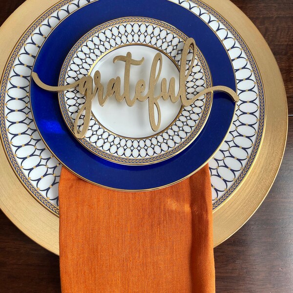 Table Word Place Setting, Thanksgiving Decor, Formal Dining Room, Fall ...