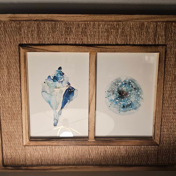 Watercolor Seashell Print, Shell Coastal Wall Art, Beach House Decor ...