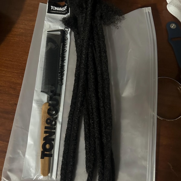 Wicks Human Hair Loc Extensions for Man/women - Etsy