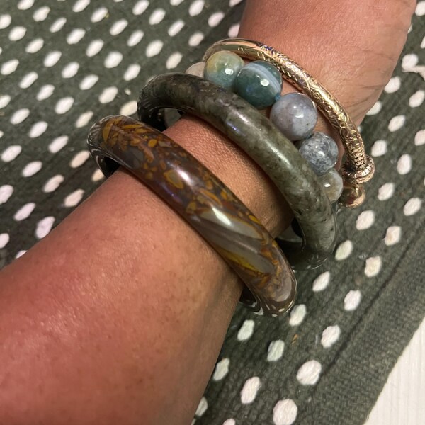 Natural Nvwa Stone Jade Bangle ! Inner Diameter 63-65mm - Etsy