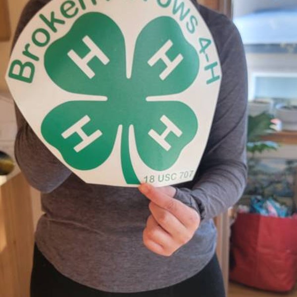 4-H Logo Decal - Etsy