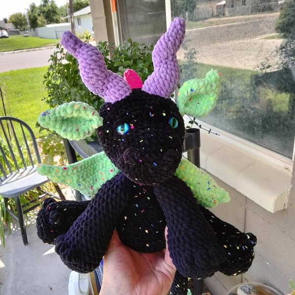 Snuggle Dragon Crochet Pattern, Original Snuggle Dragon, Crochet Dragon ...