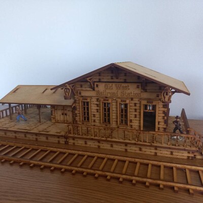 Laser Files for Cutting Wild West Barn SVG 3D Ranch Dxf - Etsy