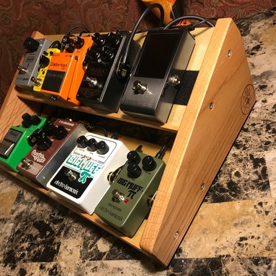 Desktop Pedalboard Effects Pedal Stand for Home Recording - Etsy