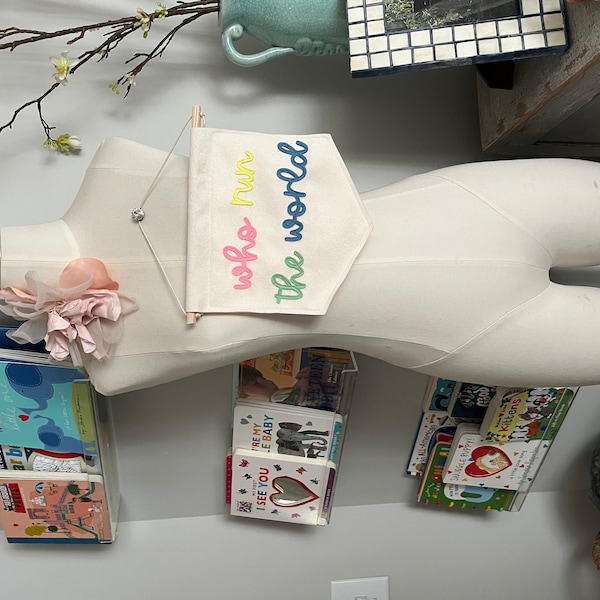 Girls Rule Mini Felt Nursery Wall Banner Girls Bedroom Decor - Etsy