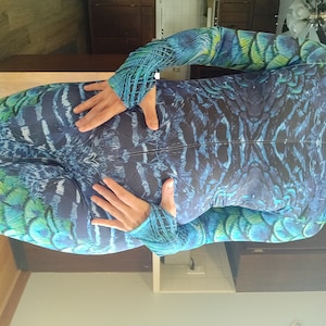 Transparent Dress for Men Male Long Sleeve Shrug Mesh Rave - Etsy