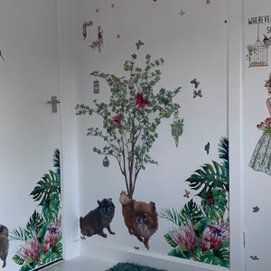 Reusable Fabric Sea World Height Chart Wall Sticker Kids Wall - Etsy UK