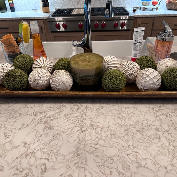 Extra Large Wood Dough Bowl – 39" Hand Carved Centerpiece Table Decor ...