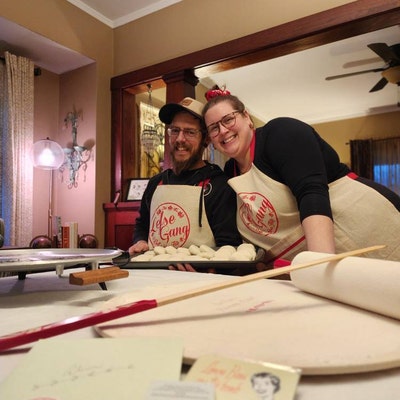 Lefse Gang Apron. Flour Sack Kitchen Apron. Made in the Midwest ...