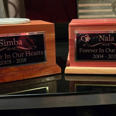 Cremation Urn Name Plate Custom Engraved Plate Name Plate for Memorial ...