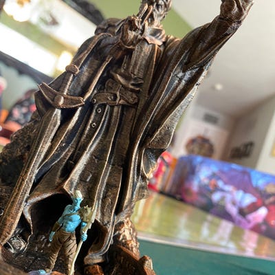 Dragon Reading Book Statue, 3D Printed Resin Art Sculpture, Outdoor ...