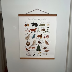 Flower Chart Print, Children's Decor, Nursery Rainbow Decor, Perfect ...