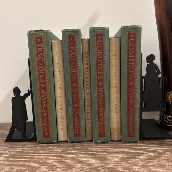 Jane Austen Pride and Prejudice Bookends 3D Printed PLA - Etsy