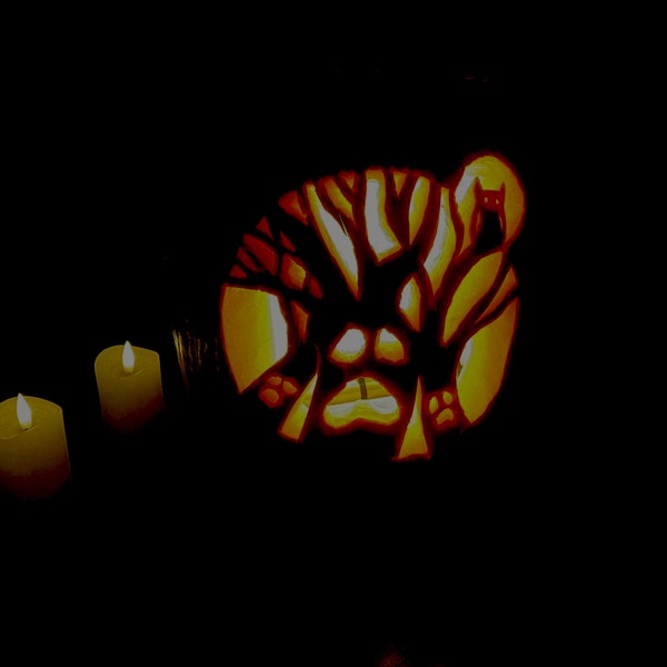 Boo! Ghost Carving Pattern - Etsy